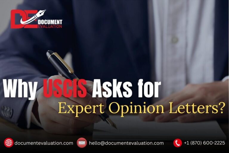 Why USCIS Asks for Expert Opinion Letters? Full Explanation 2025